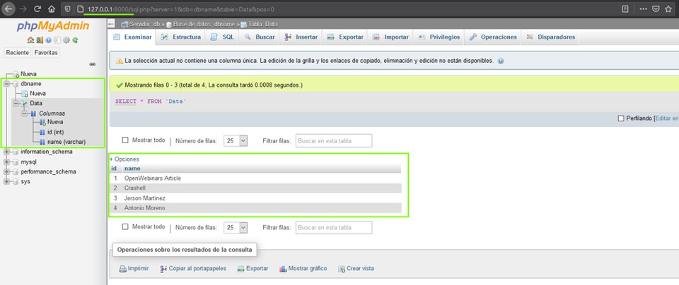 Infraestructura LAMP con Docker Compose | OpenWebinars